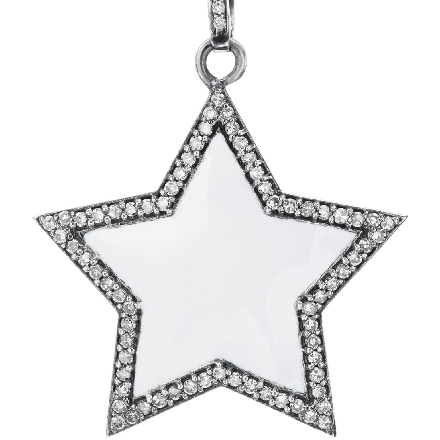 Diamond White Enamel Star